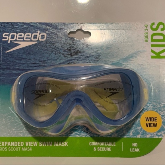 Speedo | Swim | Speedo Kids Swim Mask Blue And Yellow | Poshmark
